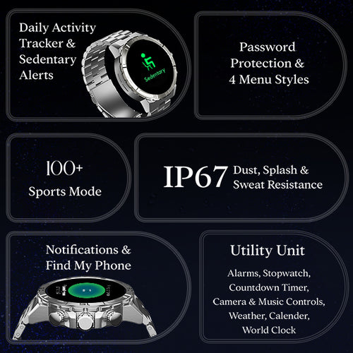 boAt Enigma X700 - Luxury 1.52" (3.86 cms) AMOLED Display Smartwatch ...