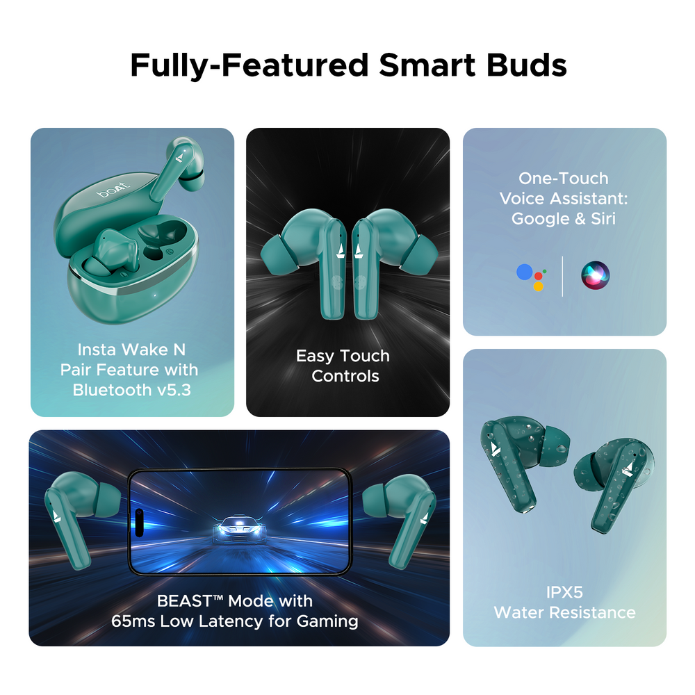 boAt Airdopes 131 Elite ANC - Premium Wireless Earbuds with Active ...