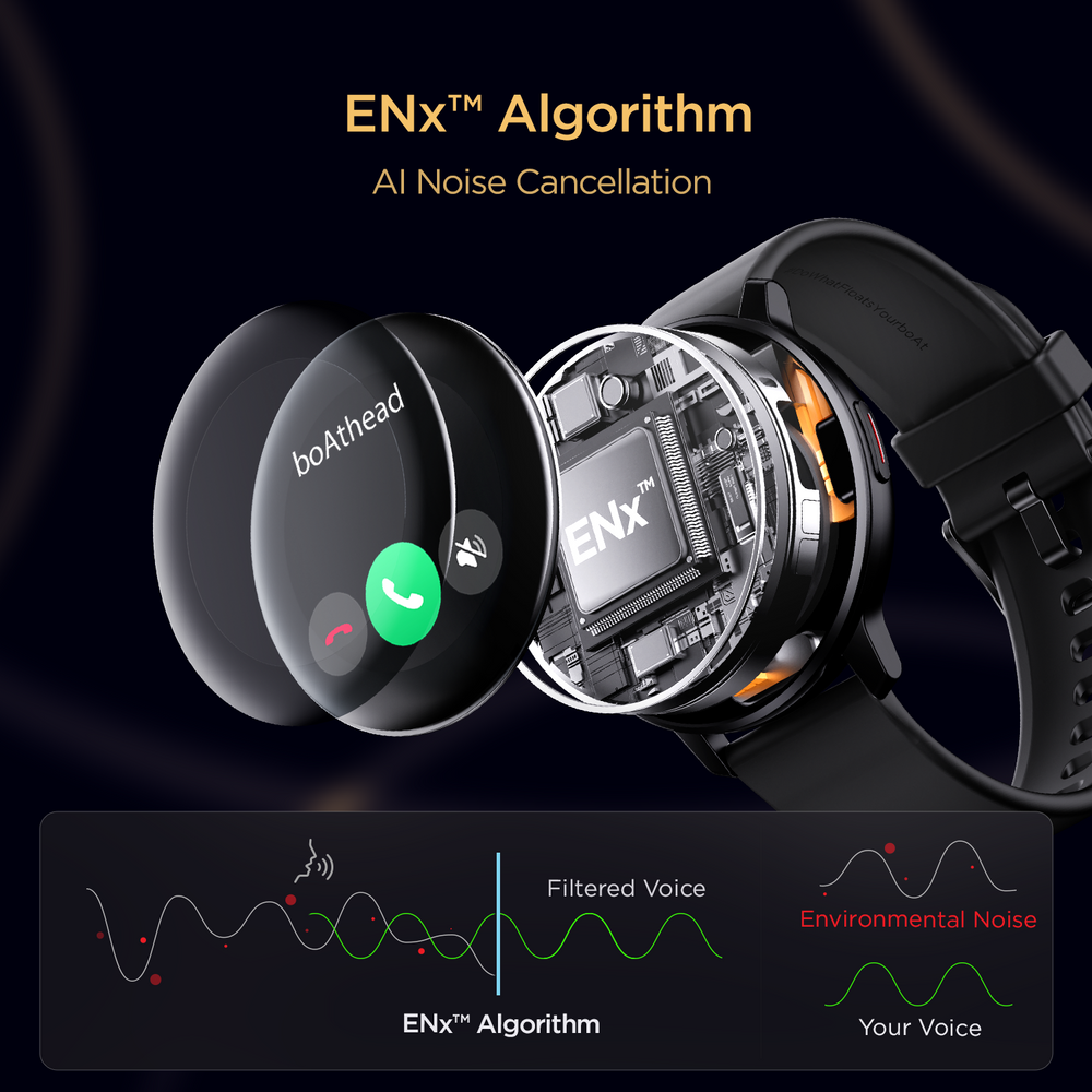 boAt Lunar Call - Premium Smartwatch with Long Battery Life