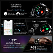 boAt Lunar Pro LTE - e-SIM Enabled Smartwatch with 1.39" AMOLED Display