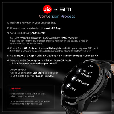 boAt Lunar Pro LTE - e-SIM Enabled Smartwatch with 1.39" AMOLED Display