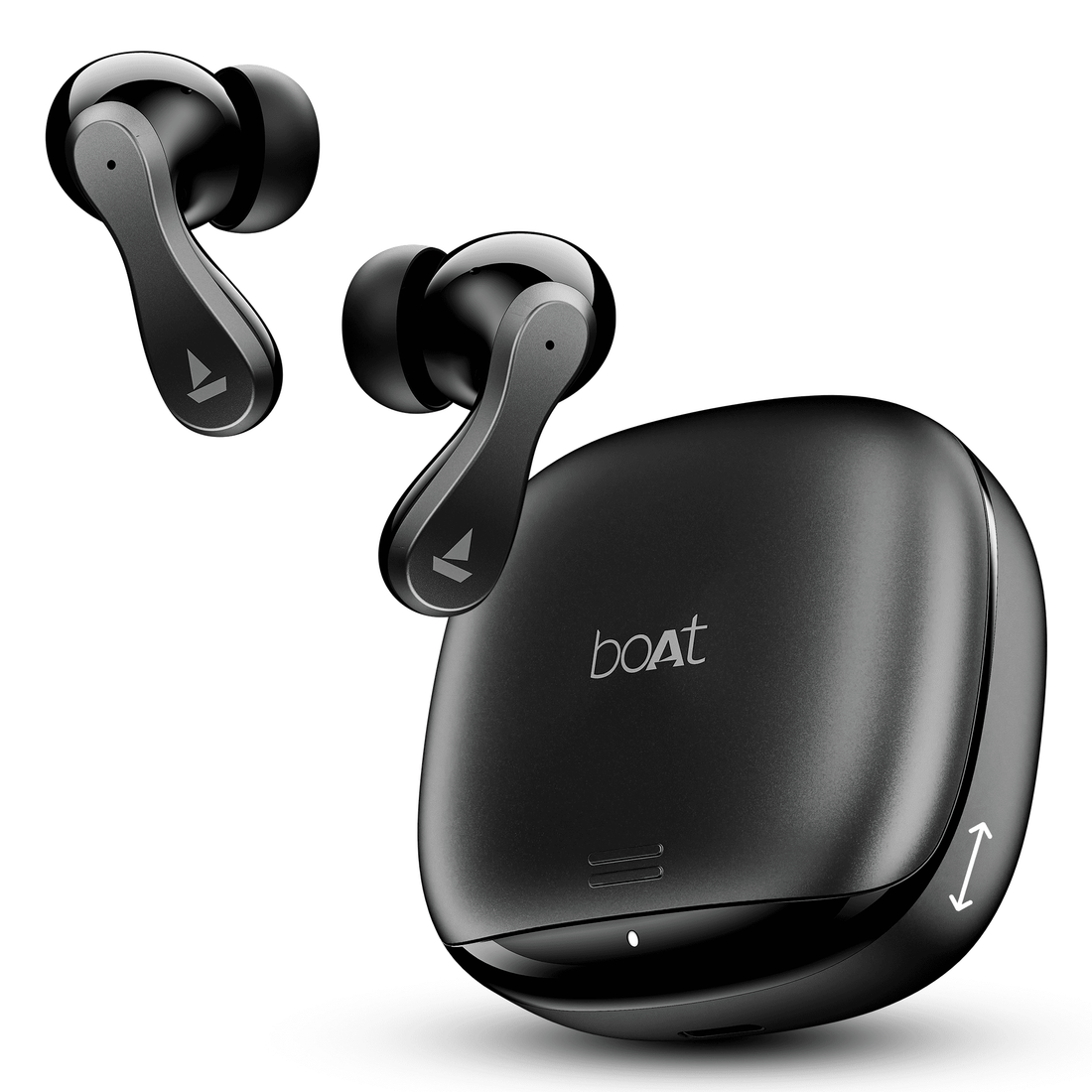 boAt Airdopes 313 – Wireless Earbuds with 75 Hours Playback, Quad Mics ...