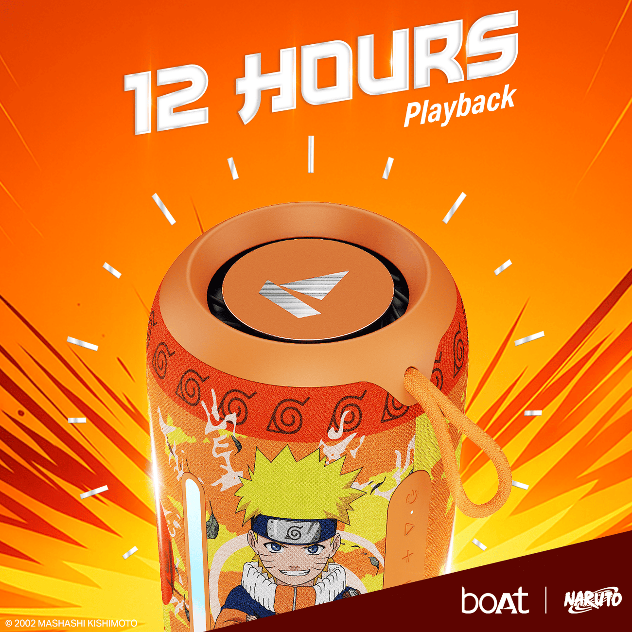 boAt Stone 350 Pro Naruto Edition | Naruto Series - Portable Bluetooth
