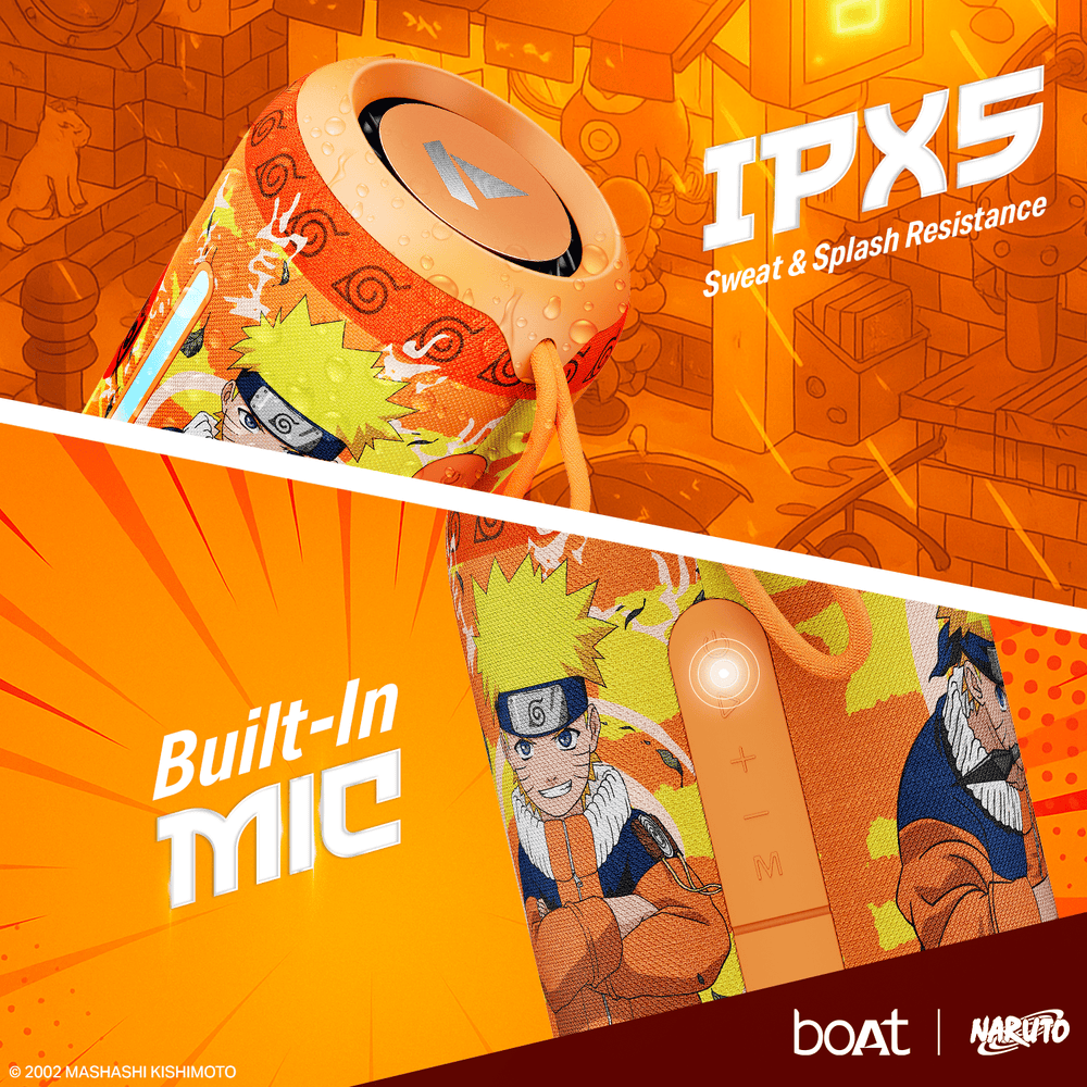 boAt Stone 350 Pro Naruto Edition | Naruto Series - Portable Bluetooth