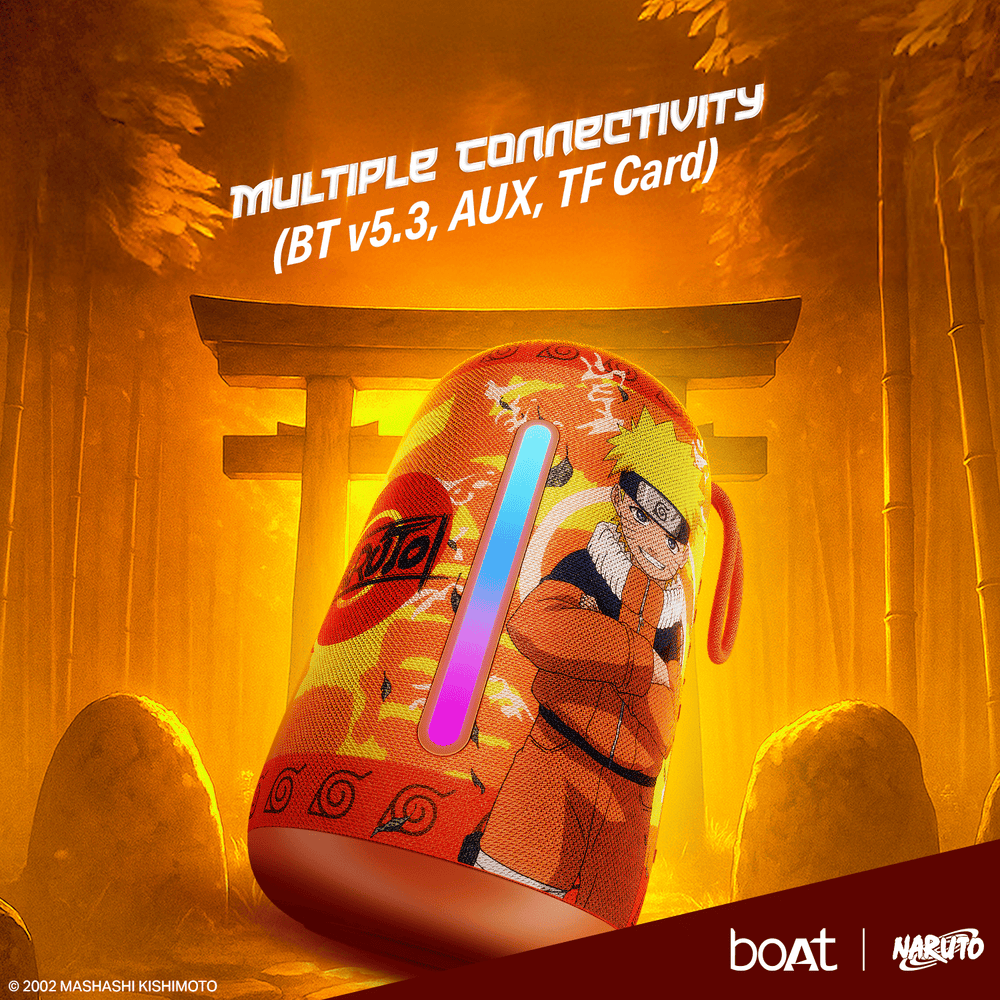 boAt Stone 350 Pro Naruto Edition | Naruto Series - Portable Bluetooth