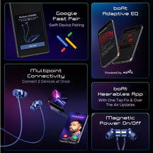 boAt Rockerz 255 ANC - Noise Cancelling Bluetooth Earphone with 100 ...
