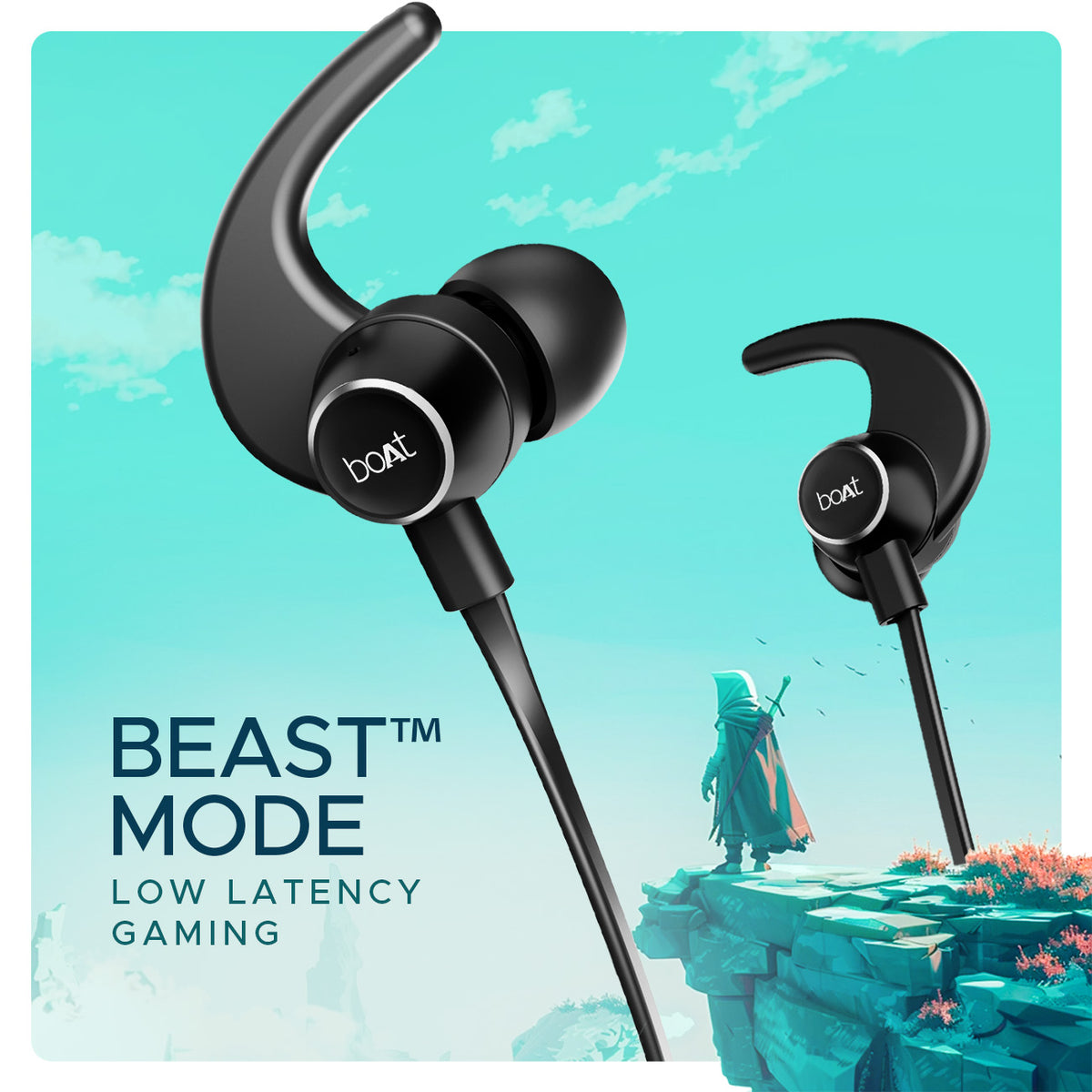 boAt Rockerz 255 Pro+ | Bluetooth Earphone with 10mm drivers, Up to 40