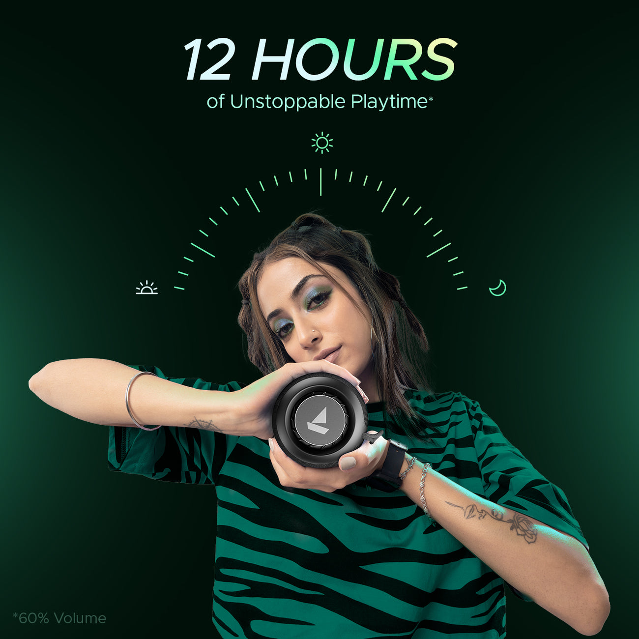 boAt Stone 350 Pro - Portable 14W Bluetooth Speaker with 12 Hours Playback