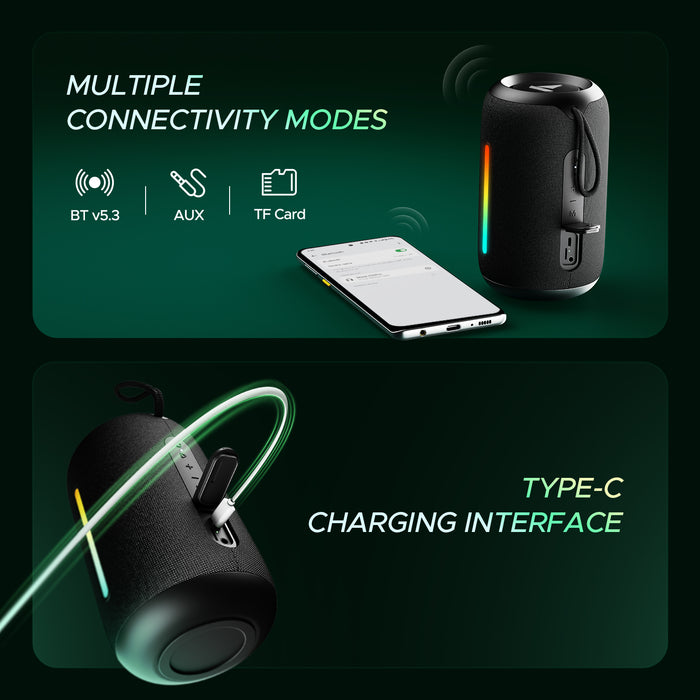 boAt Stone 350 Pro | 14W Portable Bluetooth Speaker with 12H Playback