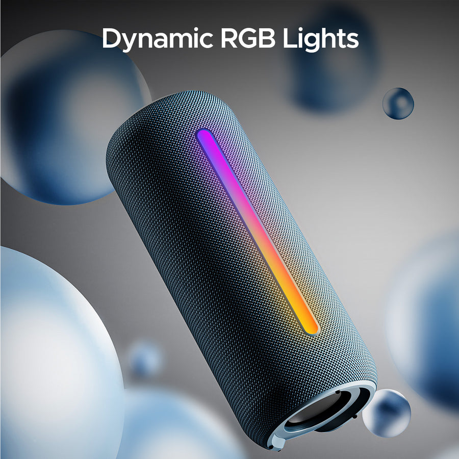 boAt Stone Spinx Pro | Bluetooth Speaker with RGB Lights and 20W Sound