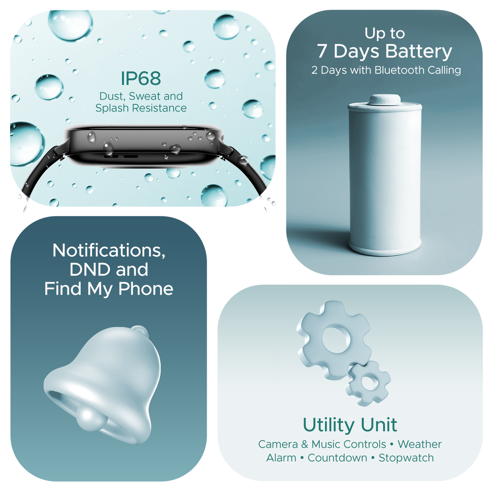 boAt Ultima Connect - Bluetooth Calling Smartwatch with 1.83" (4.64 cms ...