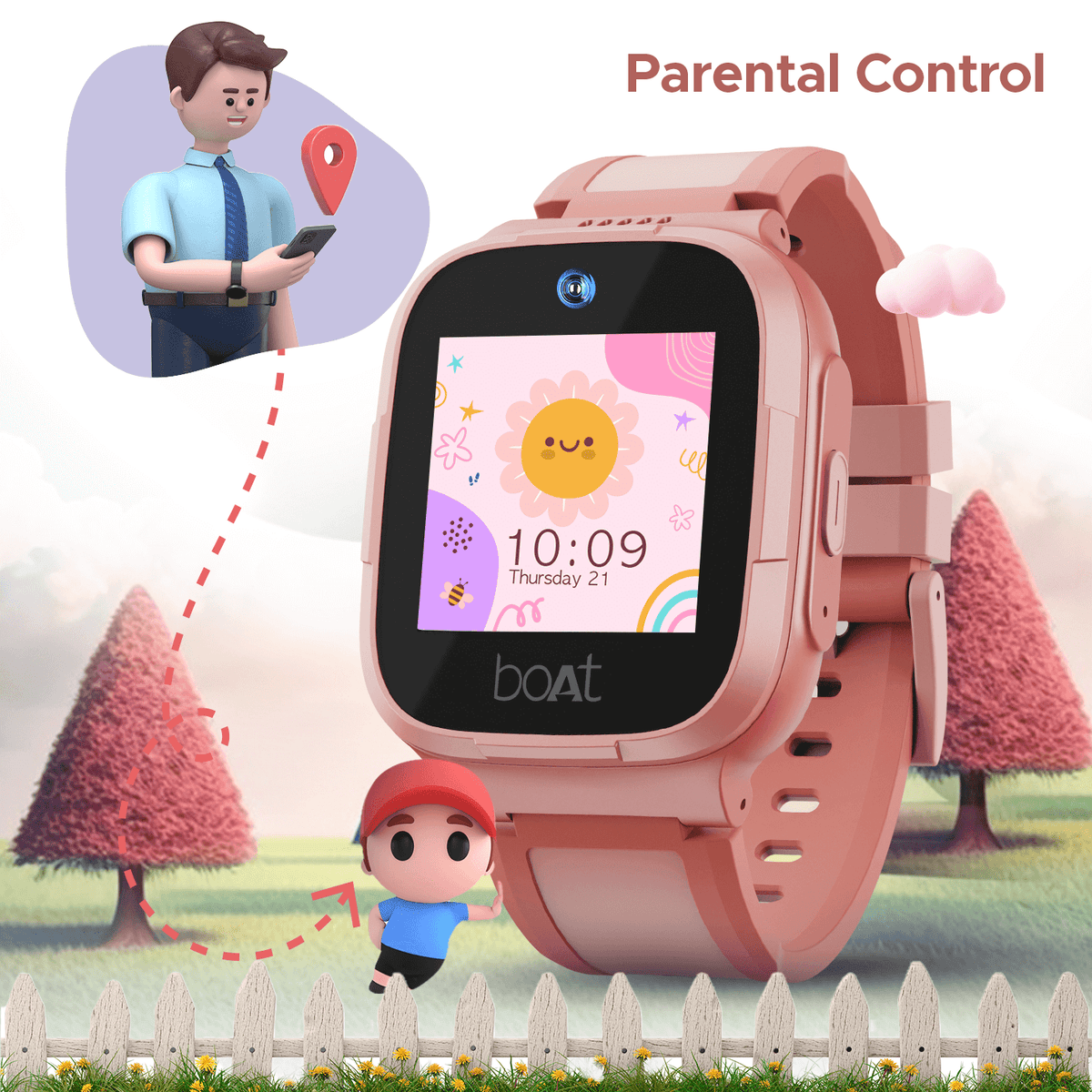boAt Wanderer - Best Smart Watch for Kids