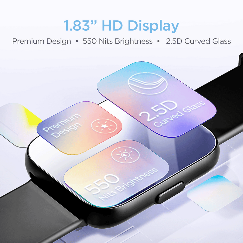 boAt Wave Connect Plus - Bluetooth Calling Smartwatch with 1.83" (4 ...