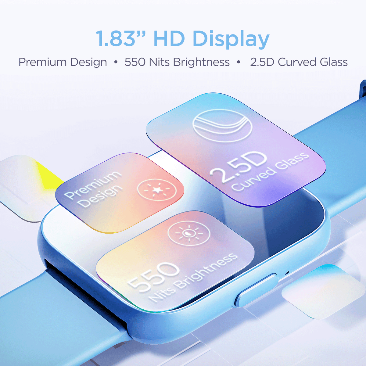 boAt Wave Connect Plus - Bluetooth Calling Smartwatch with 1.83" (4 ...