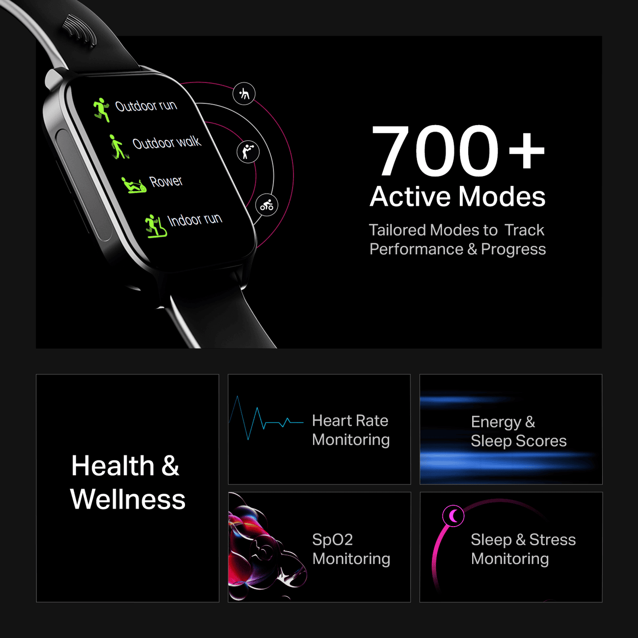 boAt Wave Fortune | 1.96" HD Display NFC Tap & Pay Smartwatch