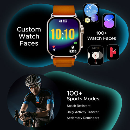 boAt Wave Glory Pro - Premium Metal Body Smart Watch with 1.96" (4.97 ...