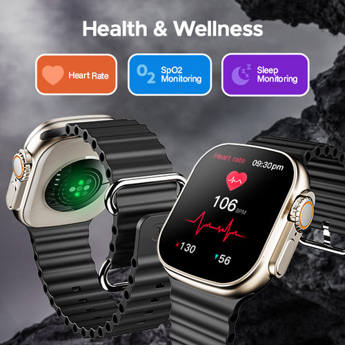 boAt Wave Genesis - Big 1.96" (4.97 cm) HD Display Smart Watch with BT ...