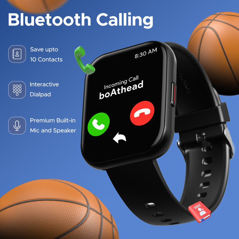 boAt Wave Neo Plus - Bluetooth Calling Smart Watch with 1.96" (4.97 cms ...