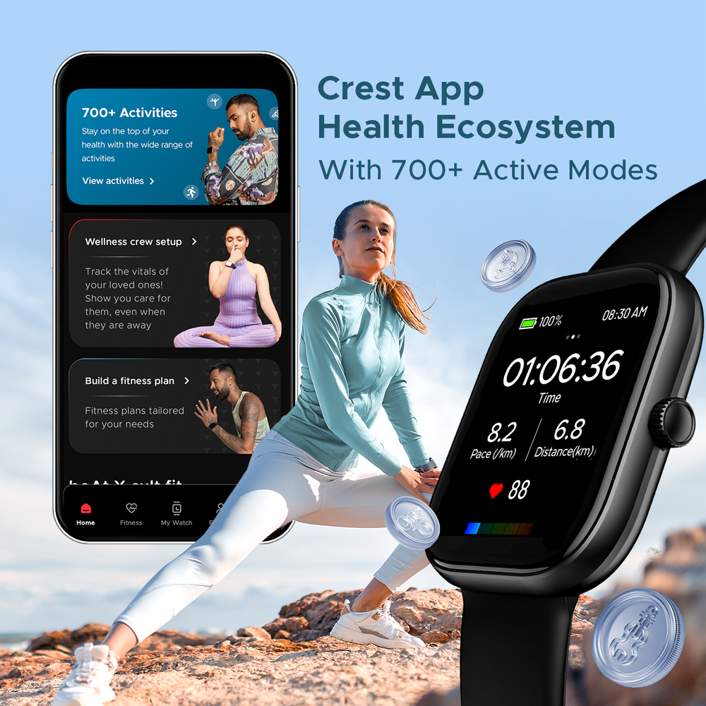 boAt Wave Sigma - Bluetooth Calling Smart Watch with 2.01" (5.10 cms ...