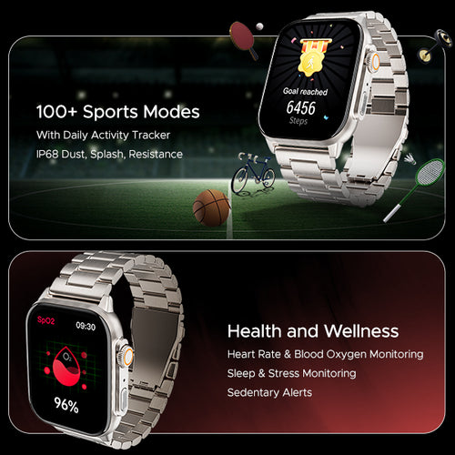 boAt Wave Vivid - Premium 2.0" (5.08cm) AMOLED Display Smartwatch with ...