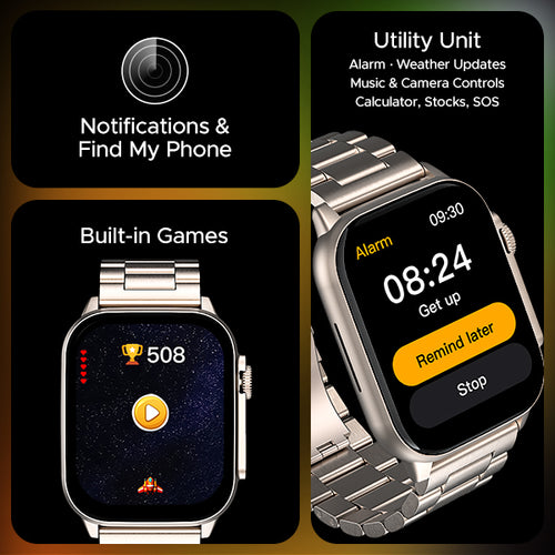 boAt Wave Vivid - Premium 2.0" (5.08cm) AMOLED Display Smartwatch with ...