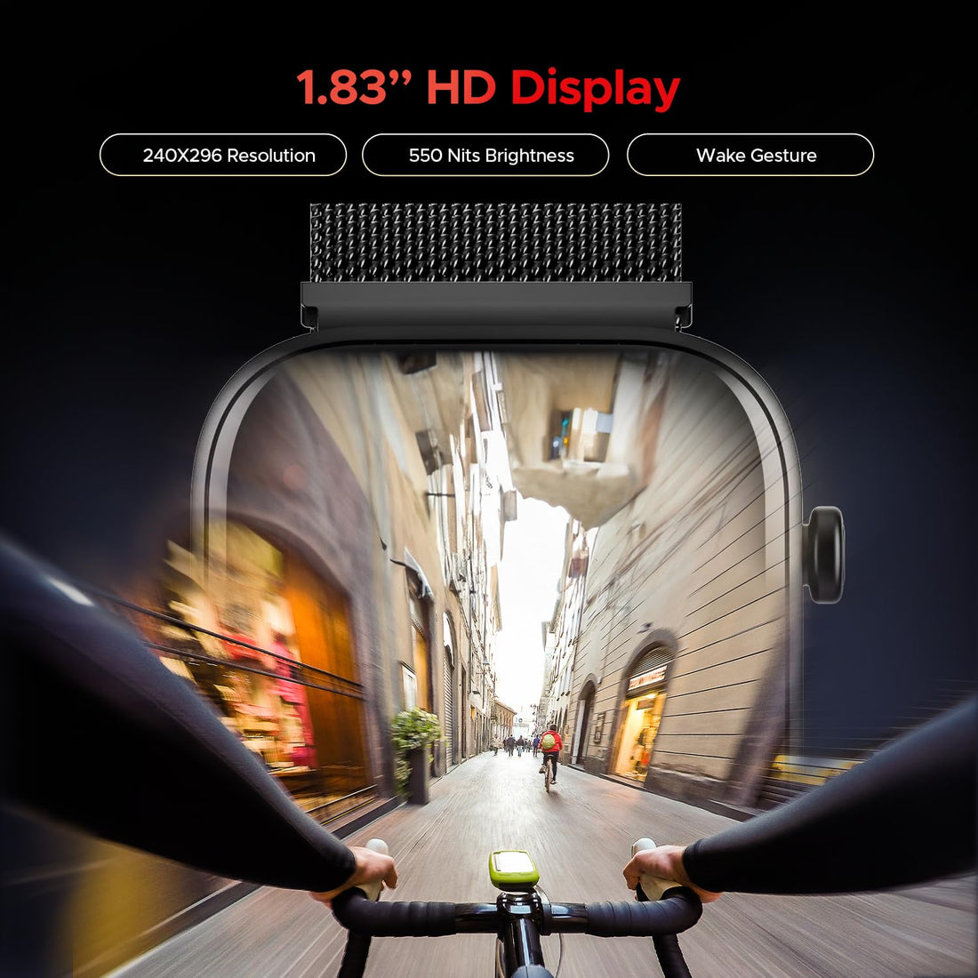 boAt Storm Call 3 - Premium 1.83" (4.64 cms) HD Display Smartwatch with ...