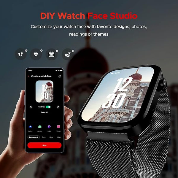 boAt Storm Call 3 - Premium 1.83" (4.64 cms) HD Display Smartwatch with ...