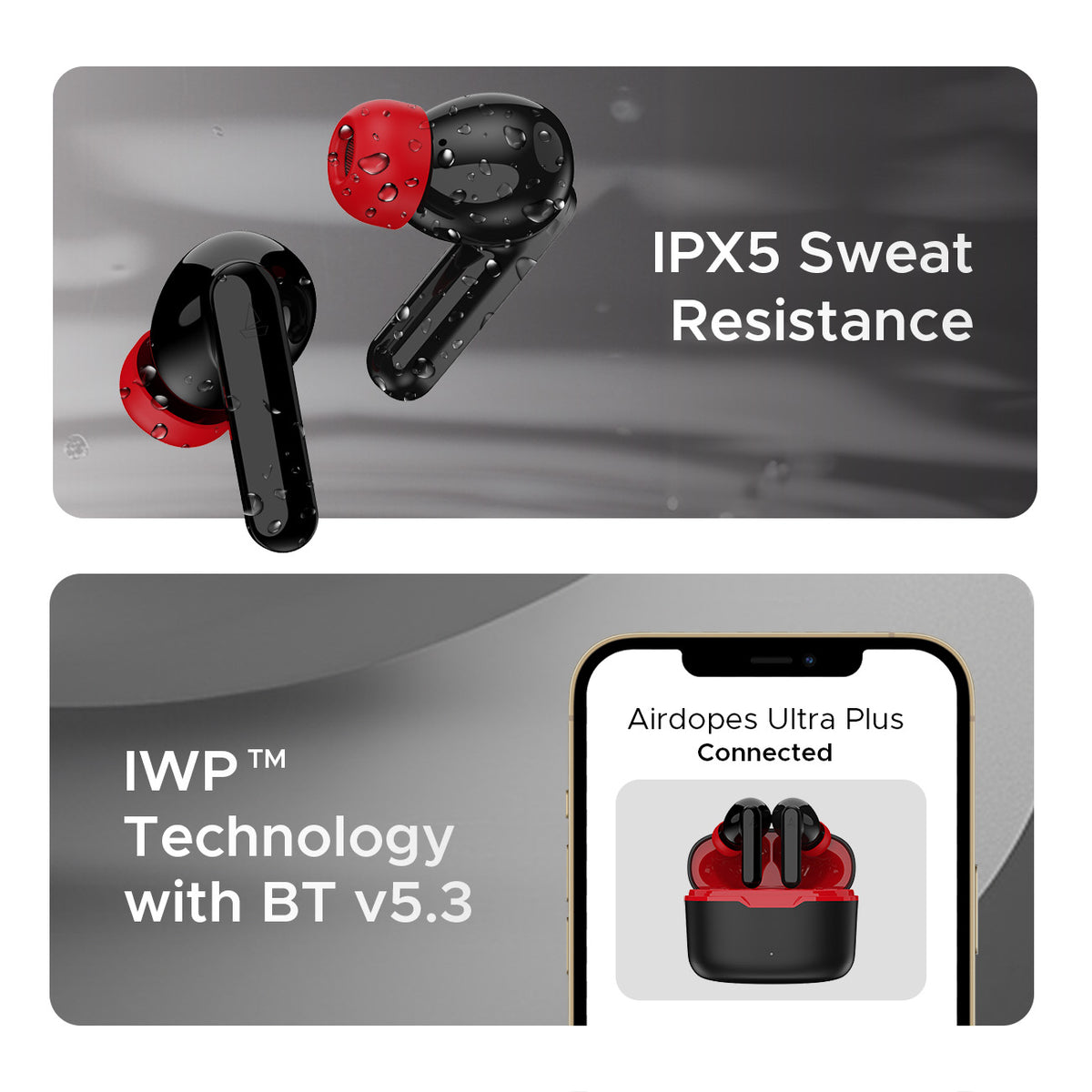 boAt Airdopes Ultra Plus - Wireless Earbuds with 50 Hours Large Playback