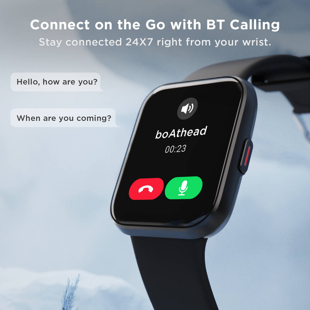 boAt Wave Fit Call | Alexa Built-in Smart Watch with 1.69 inch HD Display