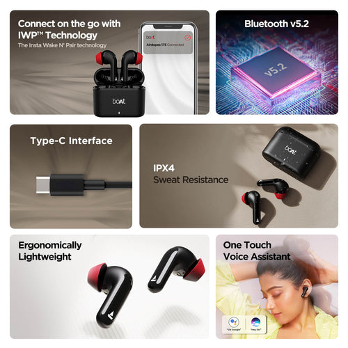 Buy Airdopes 175 True Wireless Earbuds - Best Bluetooth Wireless Earbuds