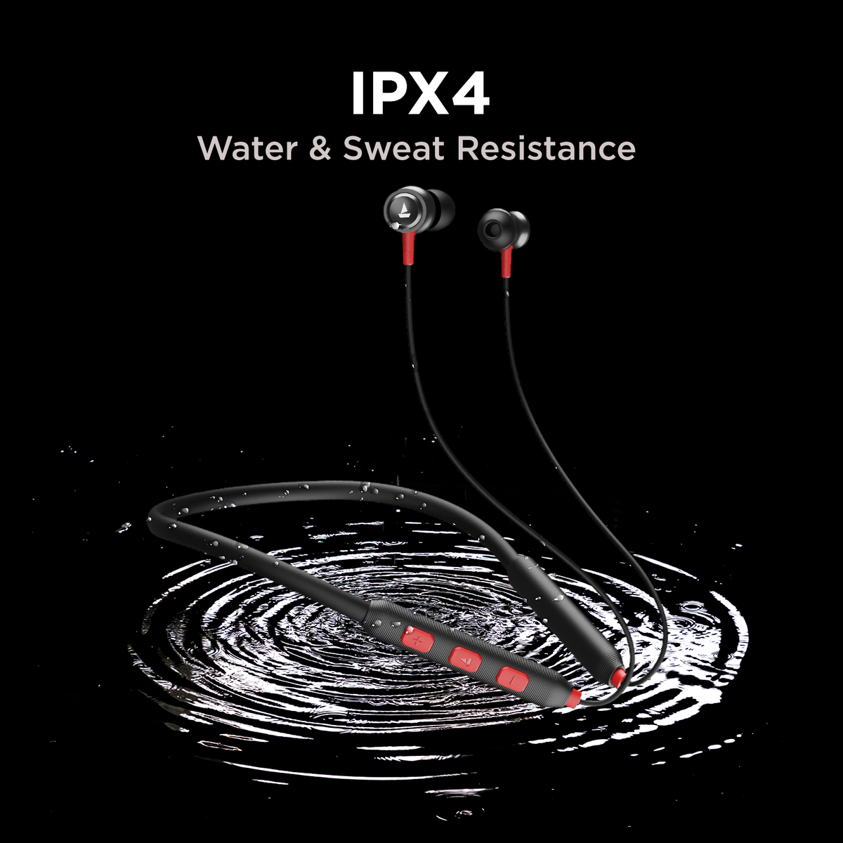 boAt Rockerz 185 Pro - Wireless Neckband with ENx™ Technology for Clear ...