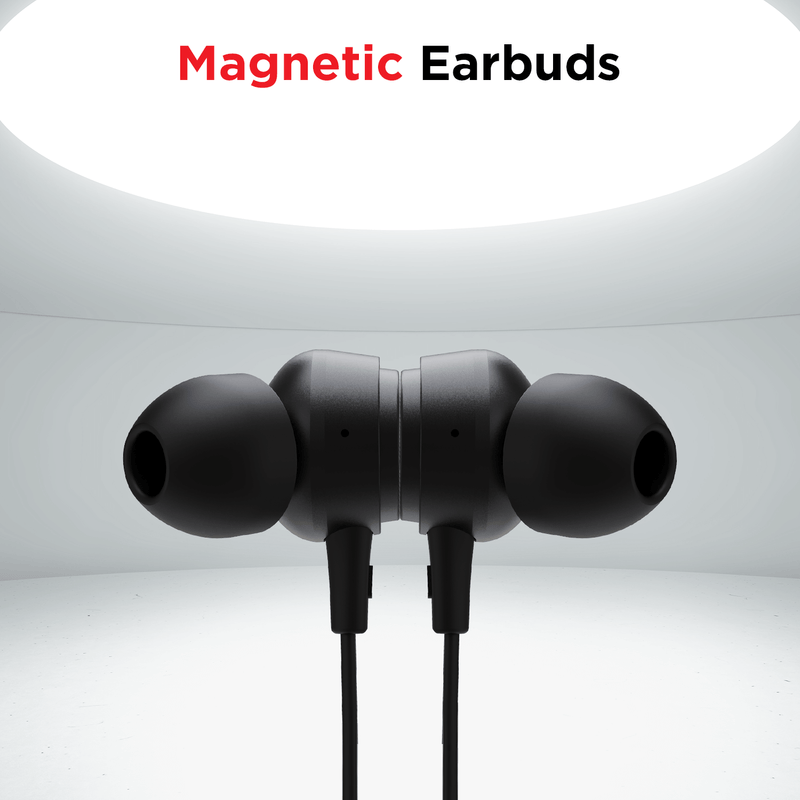 boAt Rockerz 103 Pro | Wireless Earphones with 10 mm Drivers, Single P