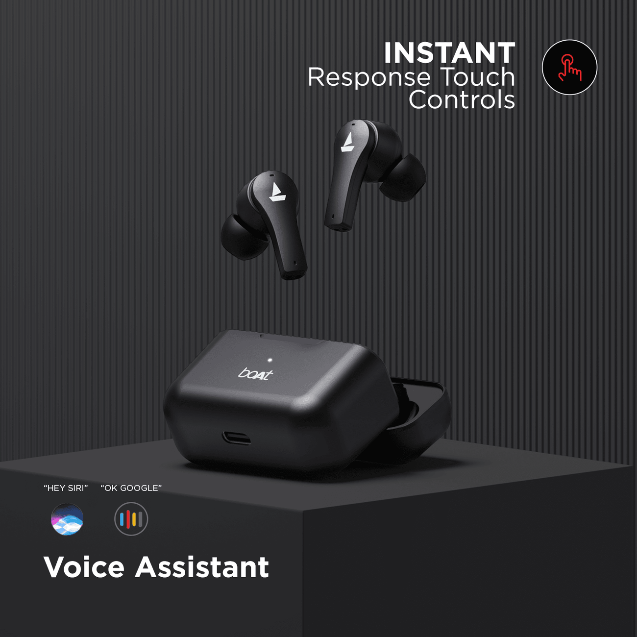boAt Airdopes 101 | In-Ear Earbuds with 13mm drivers, Music Up To 15 H