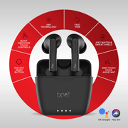 Airdopes 601 ANC | Wireless Earbuds with 10mm Drivers, Hybrid Active N