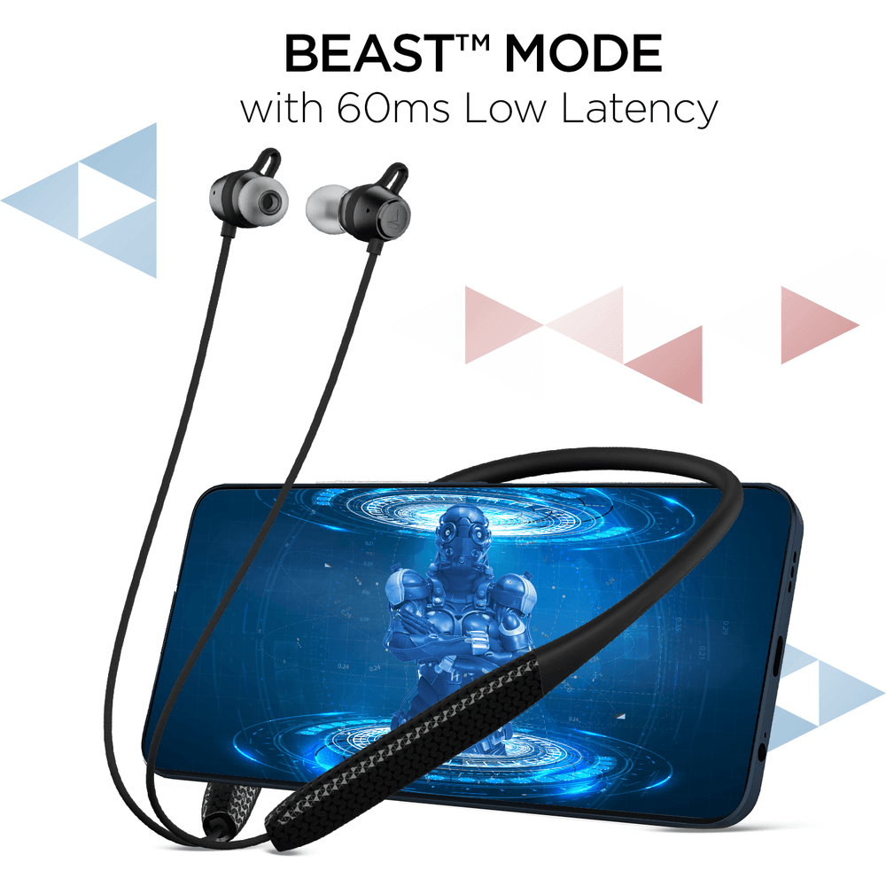 boAt Rockerz 255 Max | Bluetooth Wireless Neckband with 60HRS playback