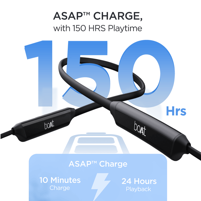 boAt Rockerz Trinity | Wireless Neckband Earphones with Crystal Bionic ...