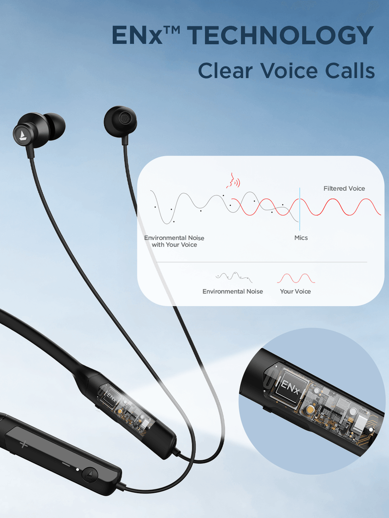 boAt Rockerz Apex | Wireless Neckband with Spatial Bionic Sound