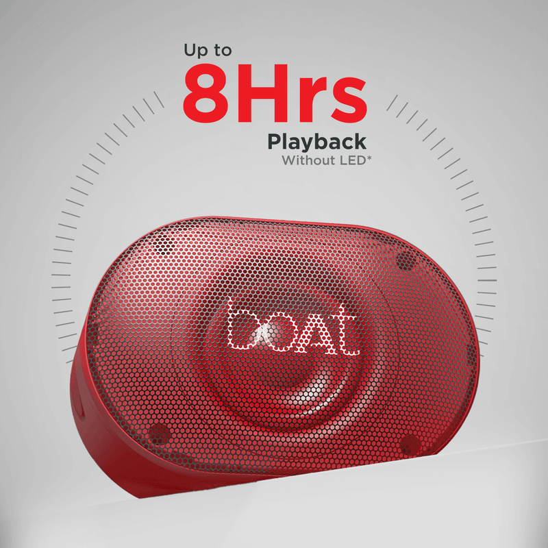 Stone 250 | 5W Portable Wireless Speaker with RGB LED, 9 Hours of Play