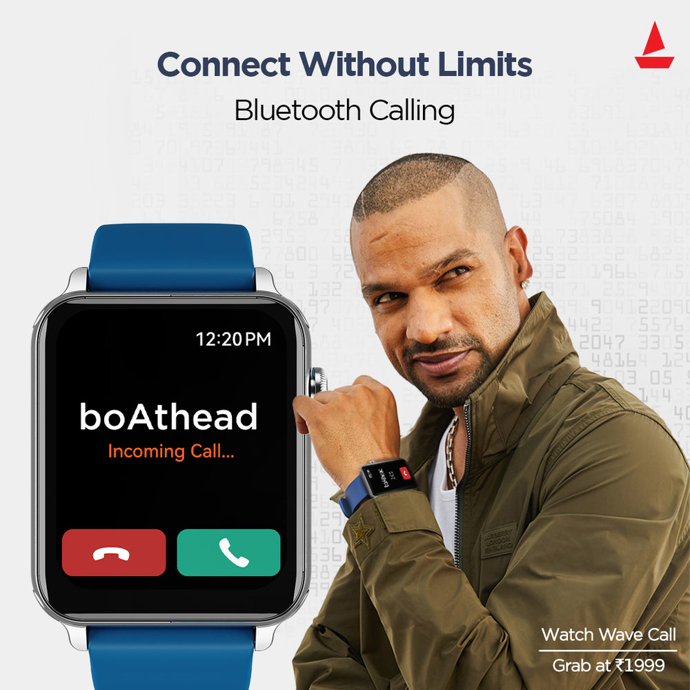 boAt Wave Call | Bluetooth Calling Smartwatch with 1.69" (4.29 cm) HD ...
