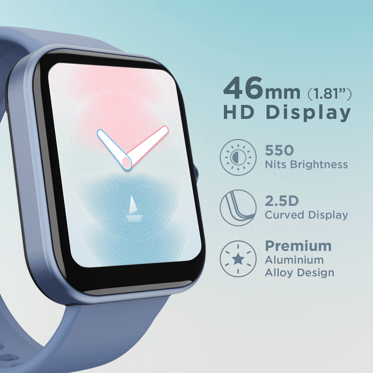 boAt Wave Arcade | 1.81" (4.59 cm) Big Display Bluetooth Calling Smart ...