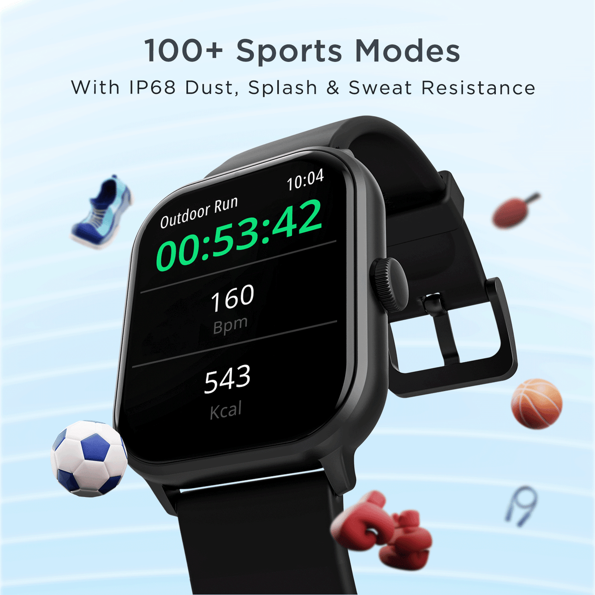 boAt Wave Edge | 1.85 inch HD Edge to Edge Display Smartwatch