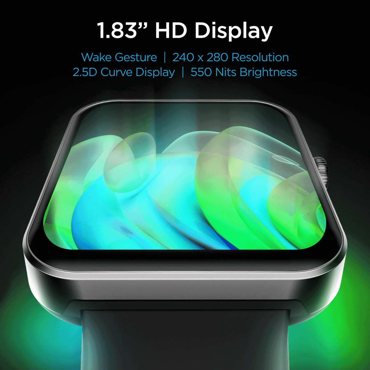 boAt Wave Flex Connect | Full Touch 1.83" (4.64 cm) Large Display BT ...