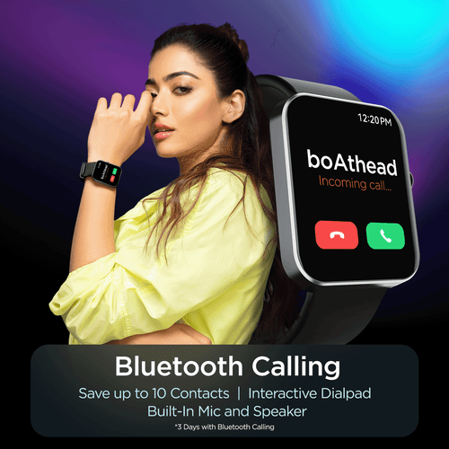 boAt Wave Flex Connect | Full Touch 1.83" (4.64 cm) Large Display BT ...