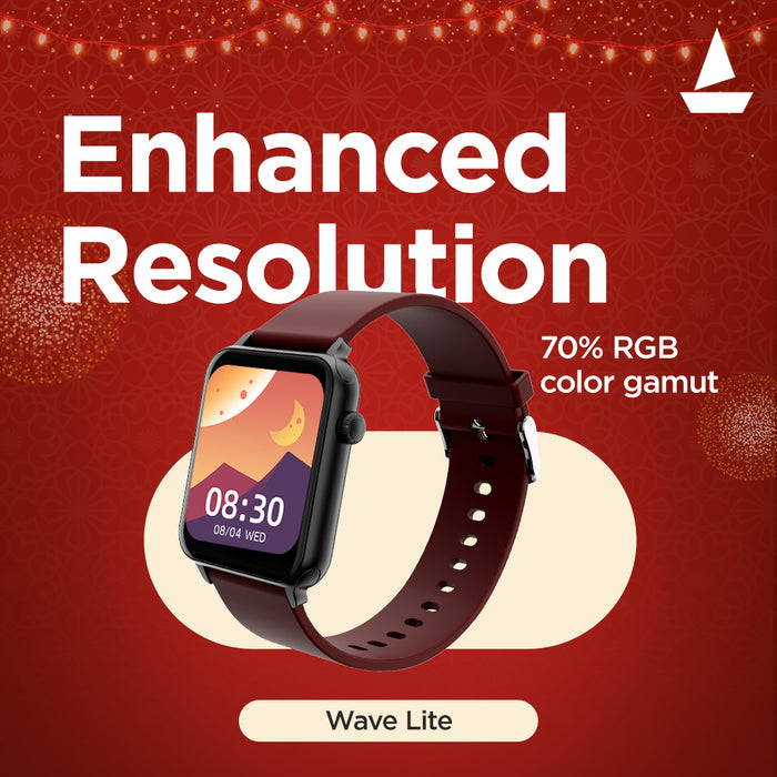 boAt Wave Lite | Smartwatch with 1.69" (4.29 cm) HD Display, Health Mo