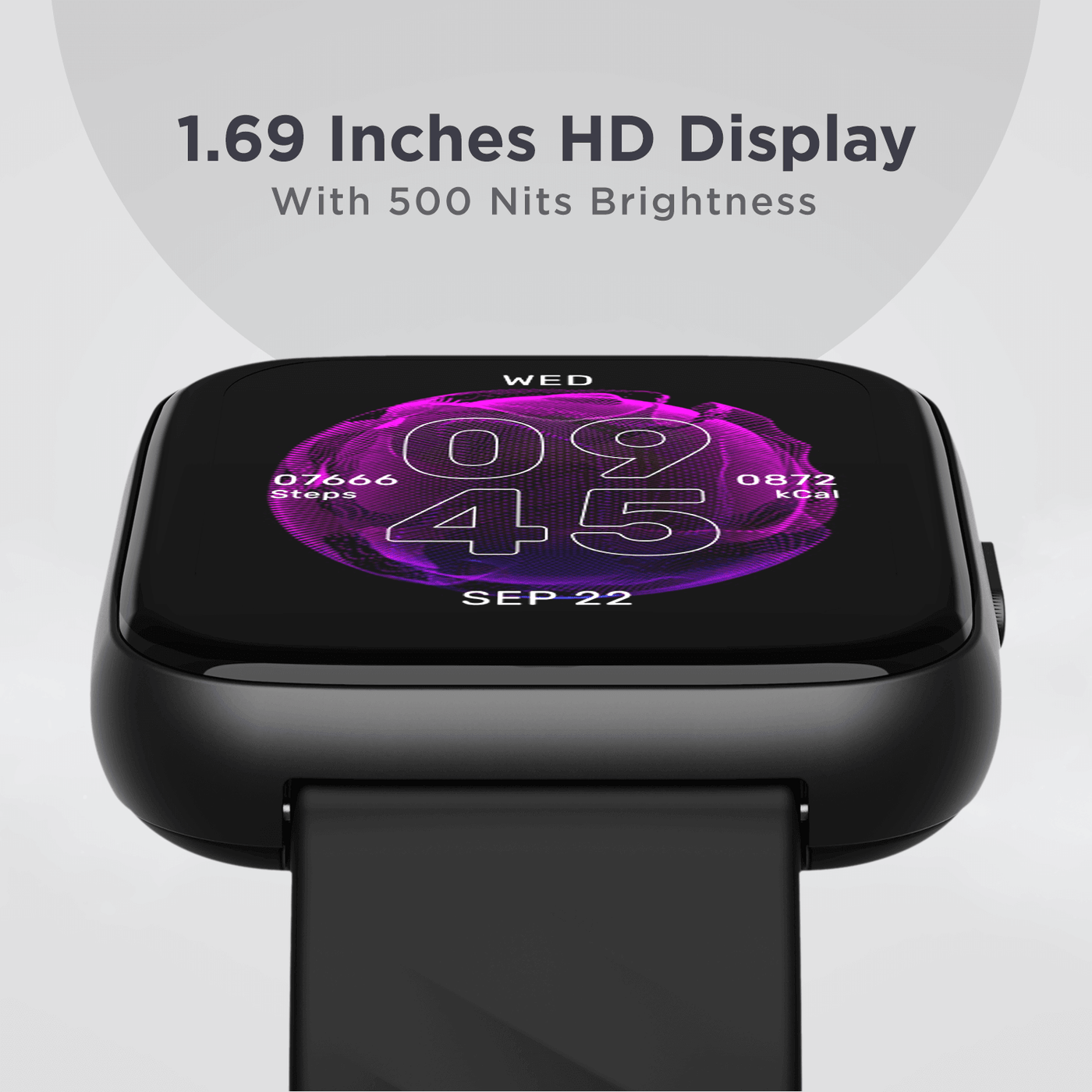 boAt Wave Pro | Smartwatch with 1.69" (4.29 cm) HD Display, Live Crick