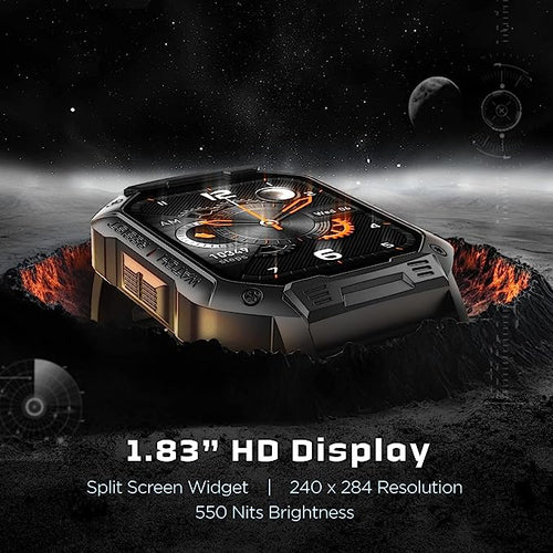 boAt Wave Force - Rugged 1.83" (4.64 cm) HD display Smartwatch with BT ...