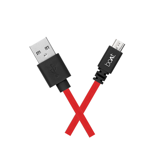 Buy Flat 240 Micro USB Cable with 2.4A Fast Charging & 480mbps Data ...